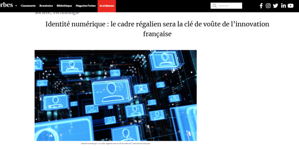 Identité numérique : la tribune de Forbes | Luminess